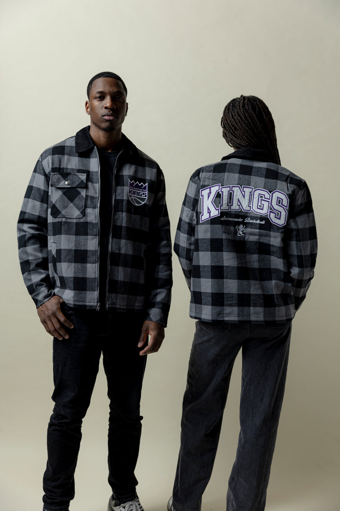 Flannel Zip Up Shacket
