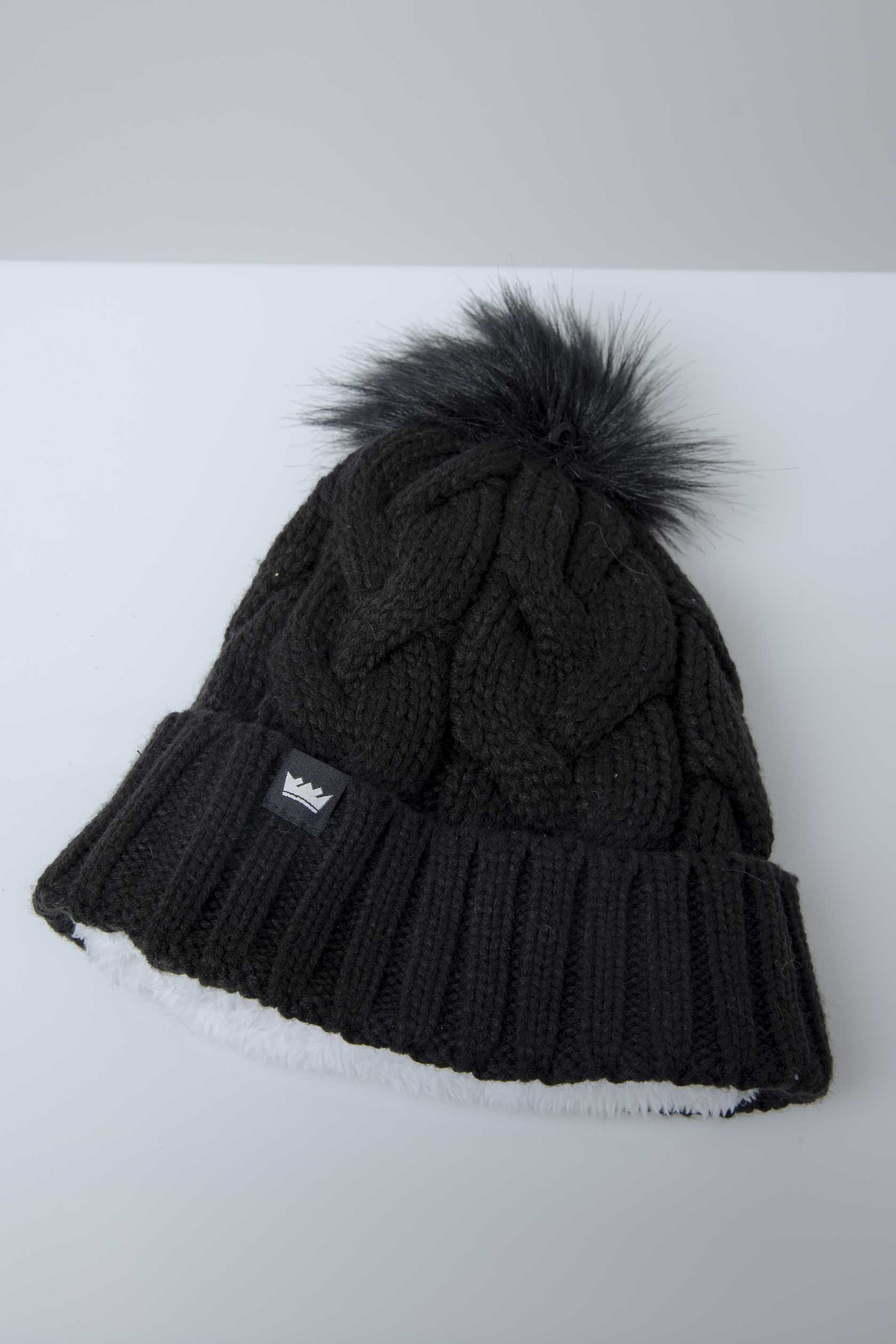 Subtle Crown Pom Beanie